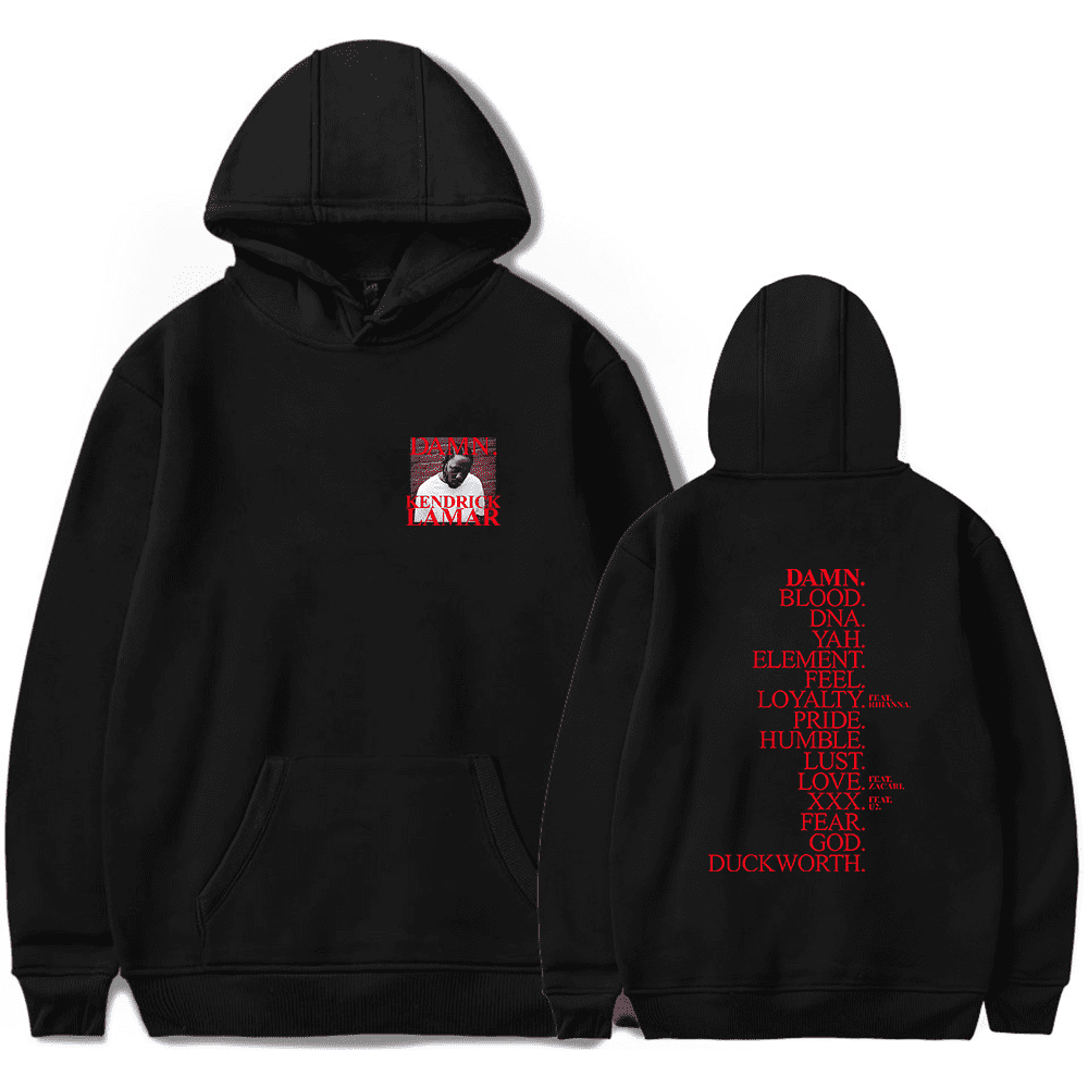 Kendrick Lamar Merch Hoodie K. Dot Album Cover Damn Hoodies Diss 2024 ...