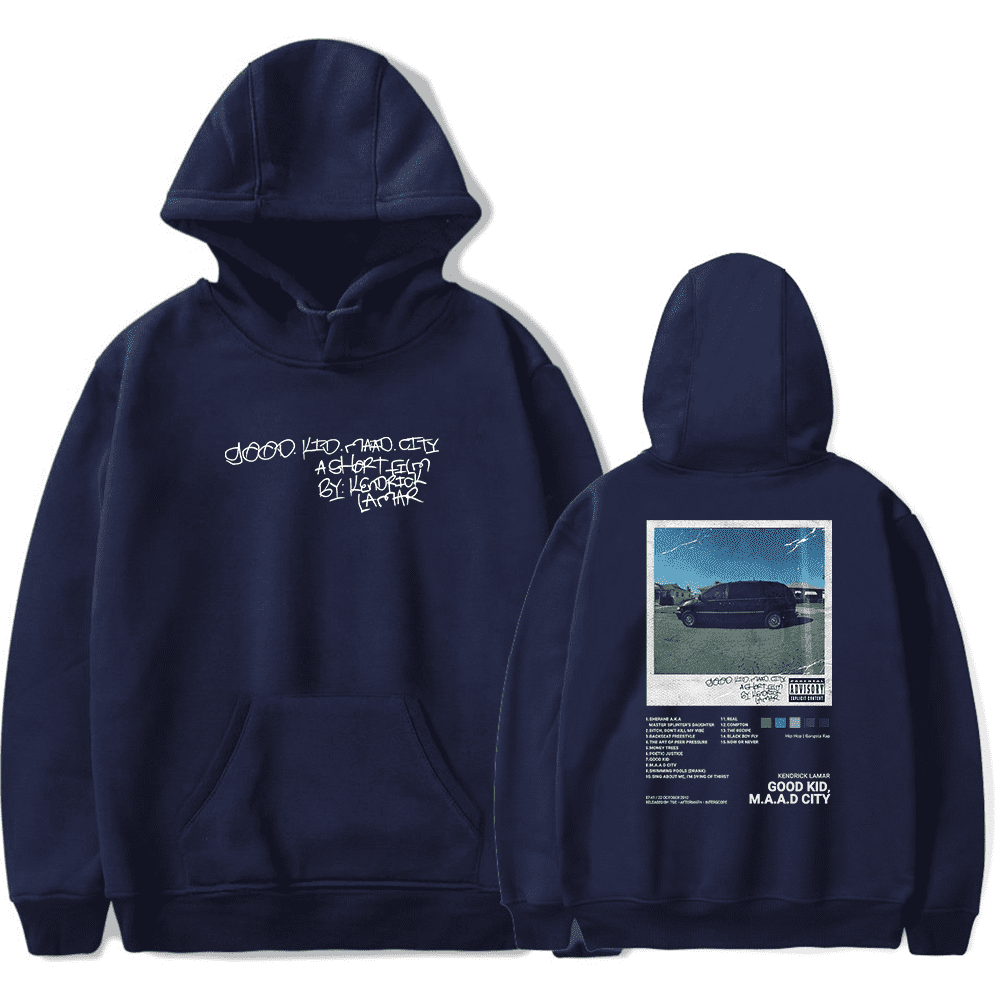 Kendrick Lamar Merch Hoodie K. Dot Album good kid, m.A.A.d city ...