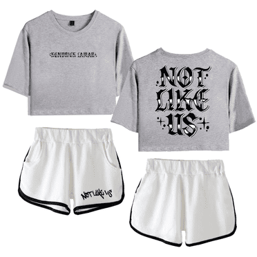 Kendrick Lamar Merch Damn Album Song Recordings Crop Top T-shirt Suits ...