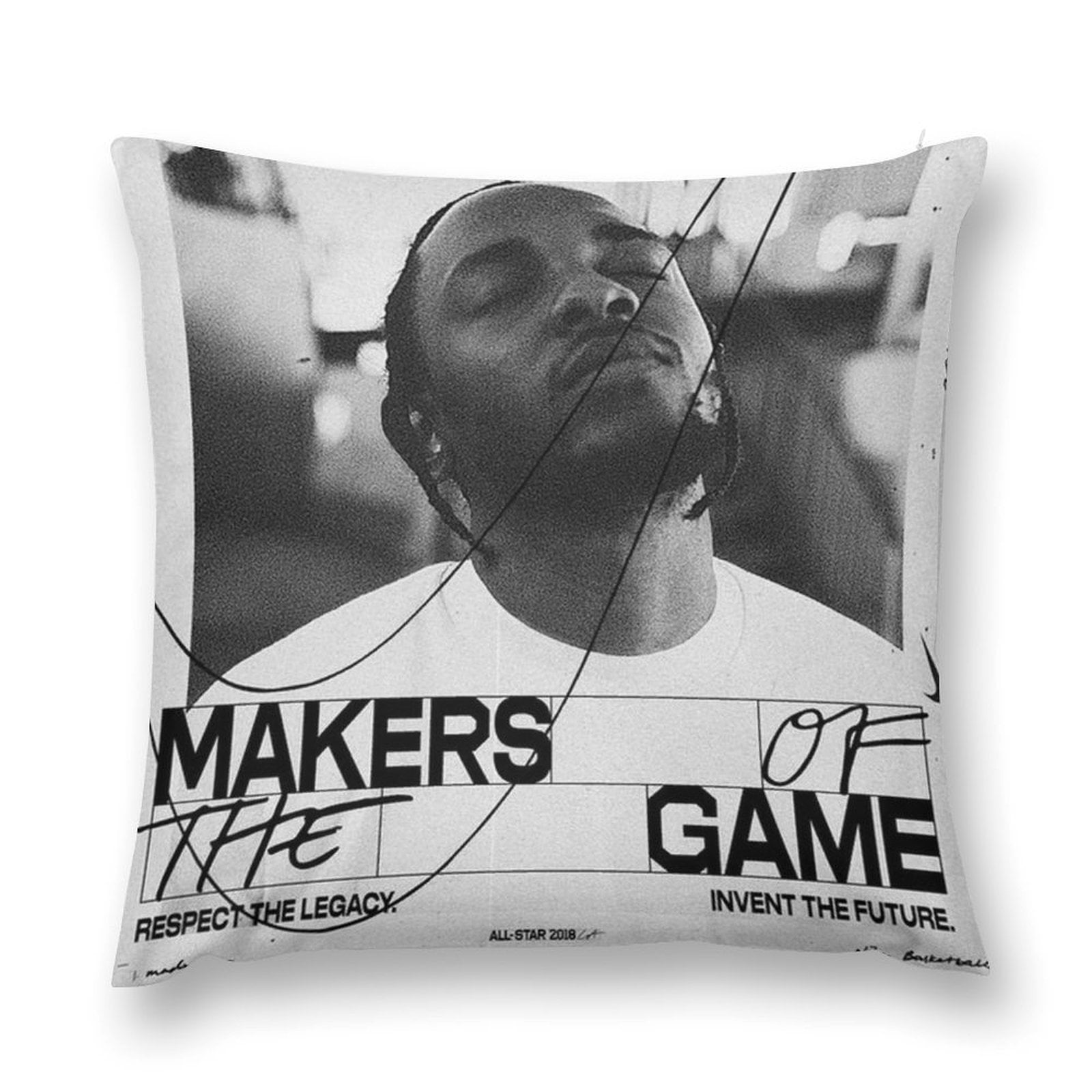 Kendrick Lamar Merch Rapper Kendrick Lamar Pillowcase Hip Hop Room ...