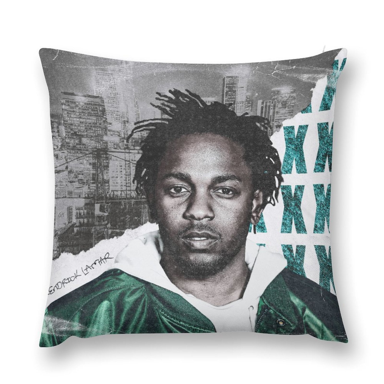 Kendrick Lamar Merch Rapper Kendrick Lamar Pillowcase Hip Hop Room ...