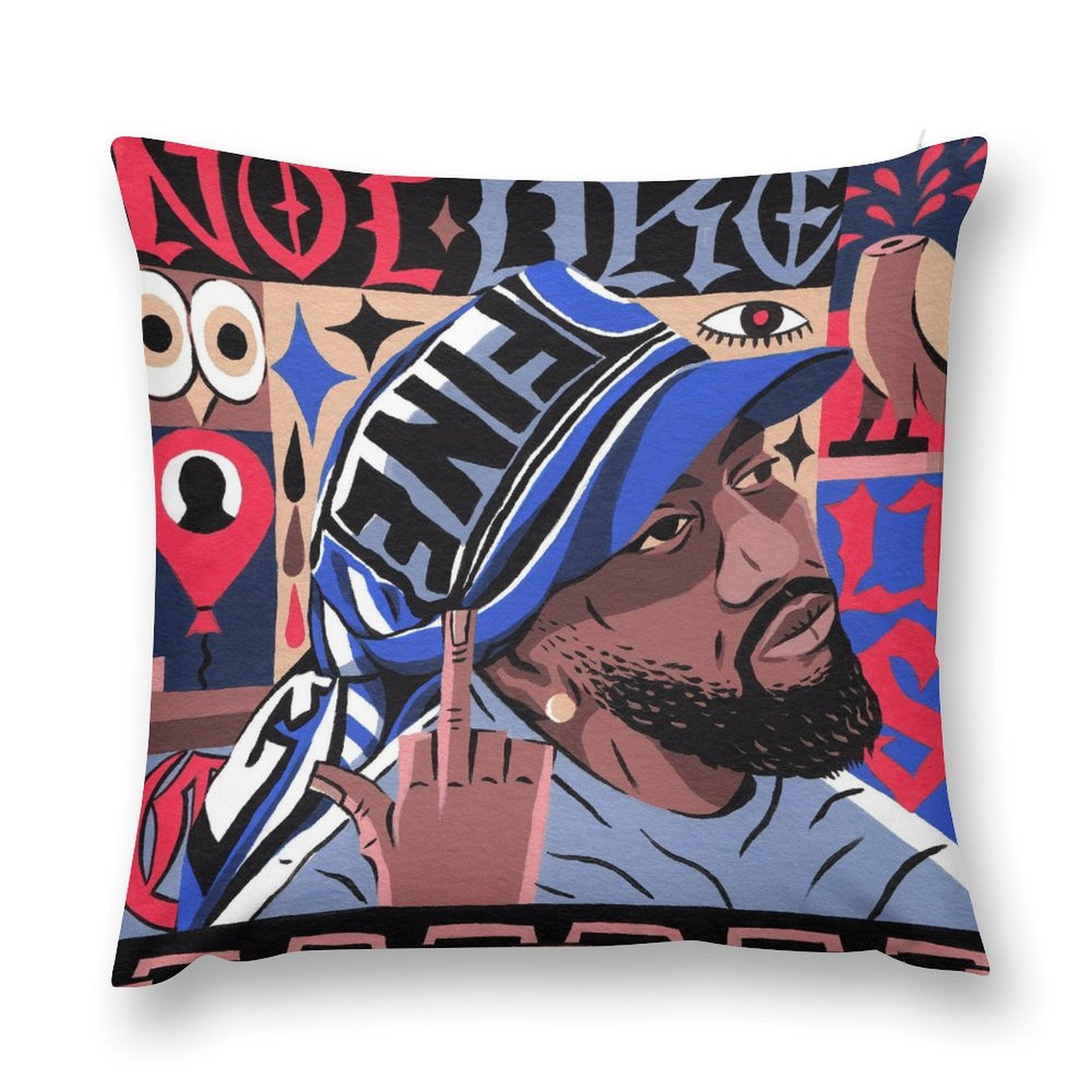 Kendrick Lamar Merch Rapper Kendrick Lamar Pillowcase Hip Hop Room ...