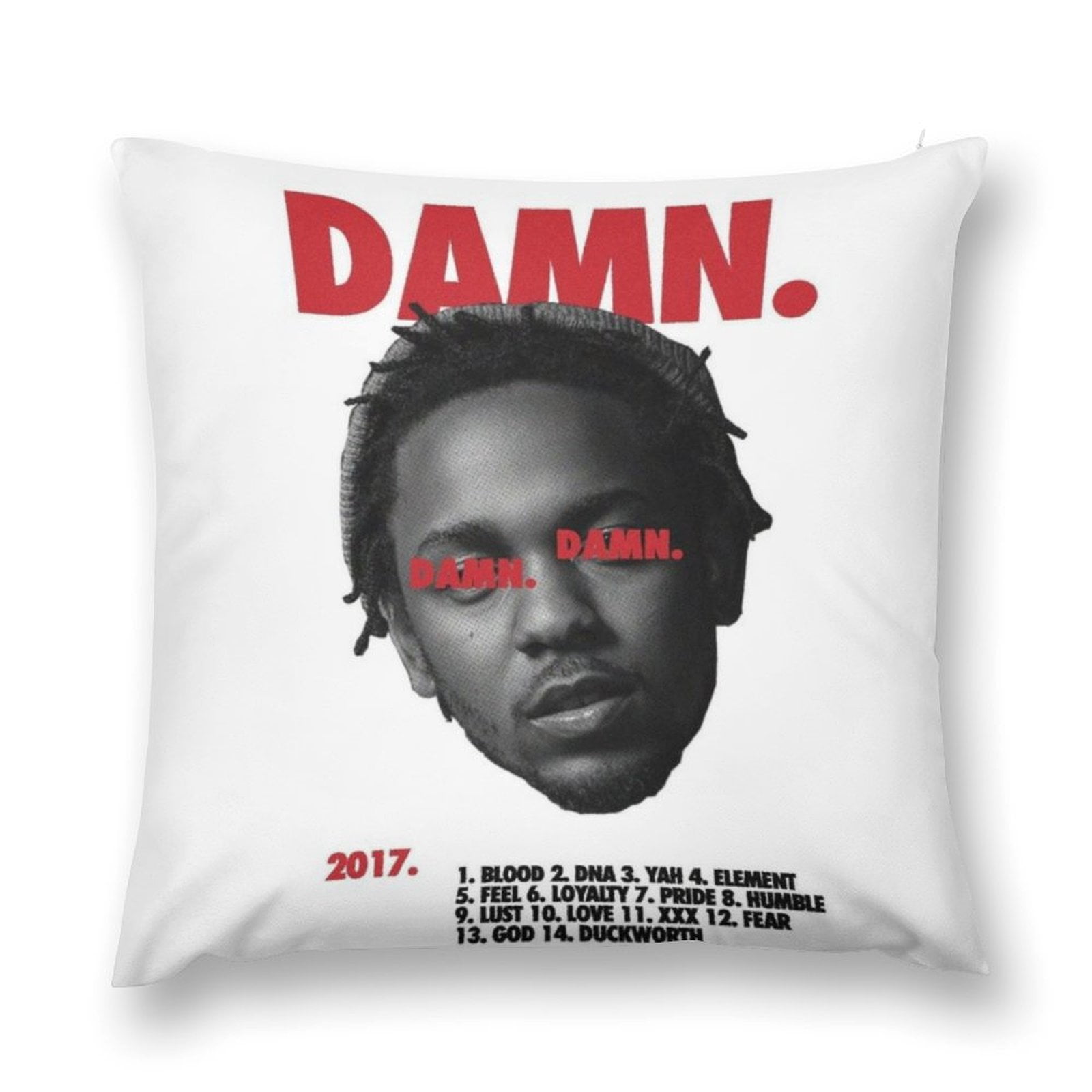Kendrick Lamar Merch Rapper Kendrick Lamar Pillowcase Hip Hop Room ...