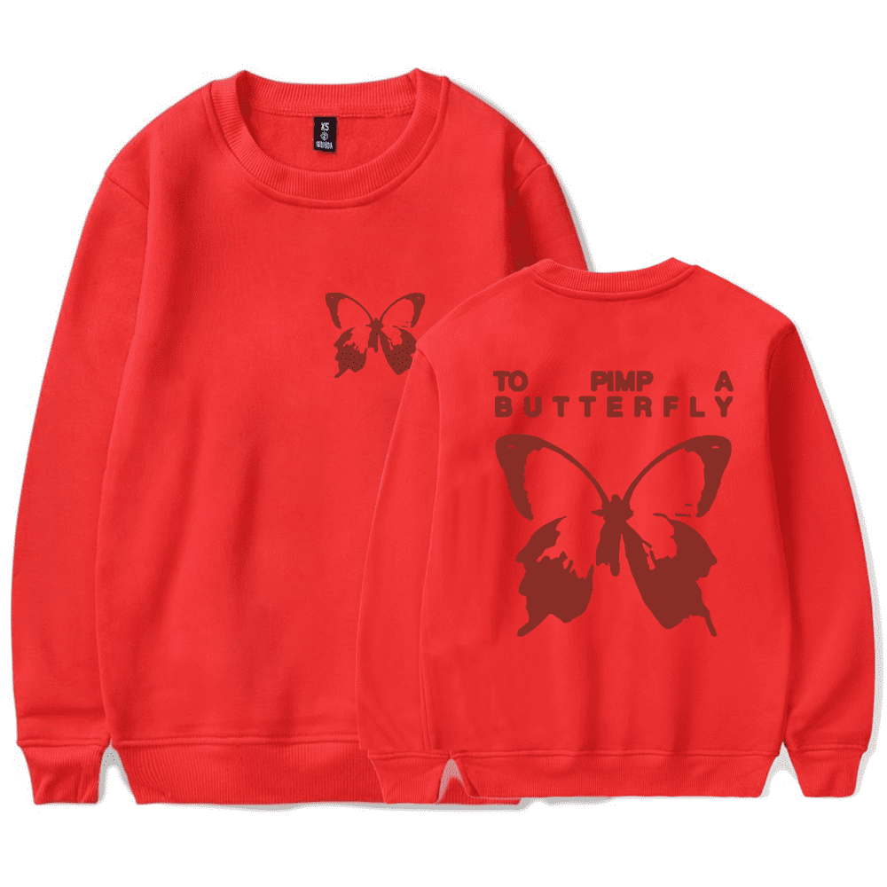 Kendrick Lamar Merch Sweatshirt To Pimp a Butterfly Album Long Sleeve ...