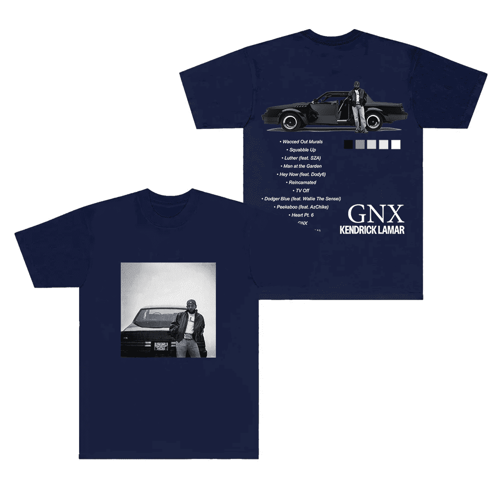 Kendrick Lamar GNX Album Cover Tracklist Merch T-Shirt Tee Rapper Short ...