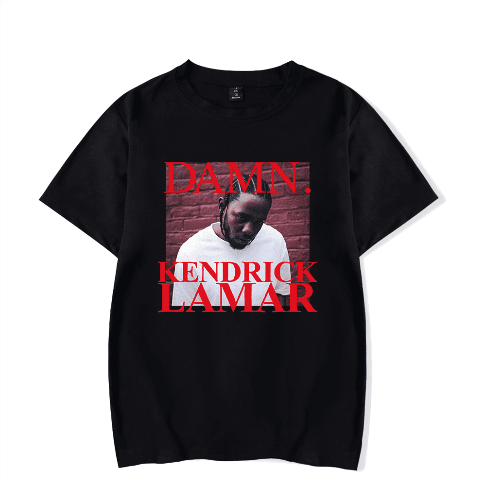 Kendrick Lamar Merch T-Shirt K. Dot Damn Tee Album Cover Clssic Photo ...