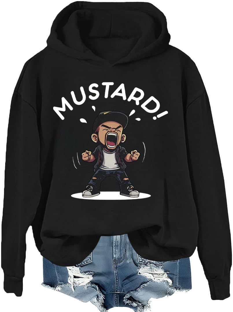 Kendrick Lamar Mustard Hoodie, Kendrick Lamar GNX Mustard Sweatshirt ...