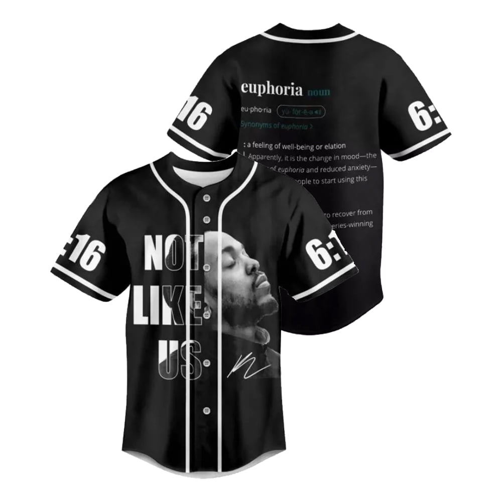 Customer reviews for Kendrick Lamar Not Like Us 6-16 Baseball Jersey ...