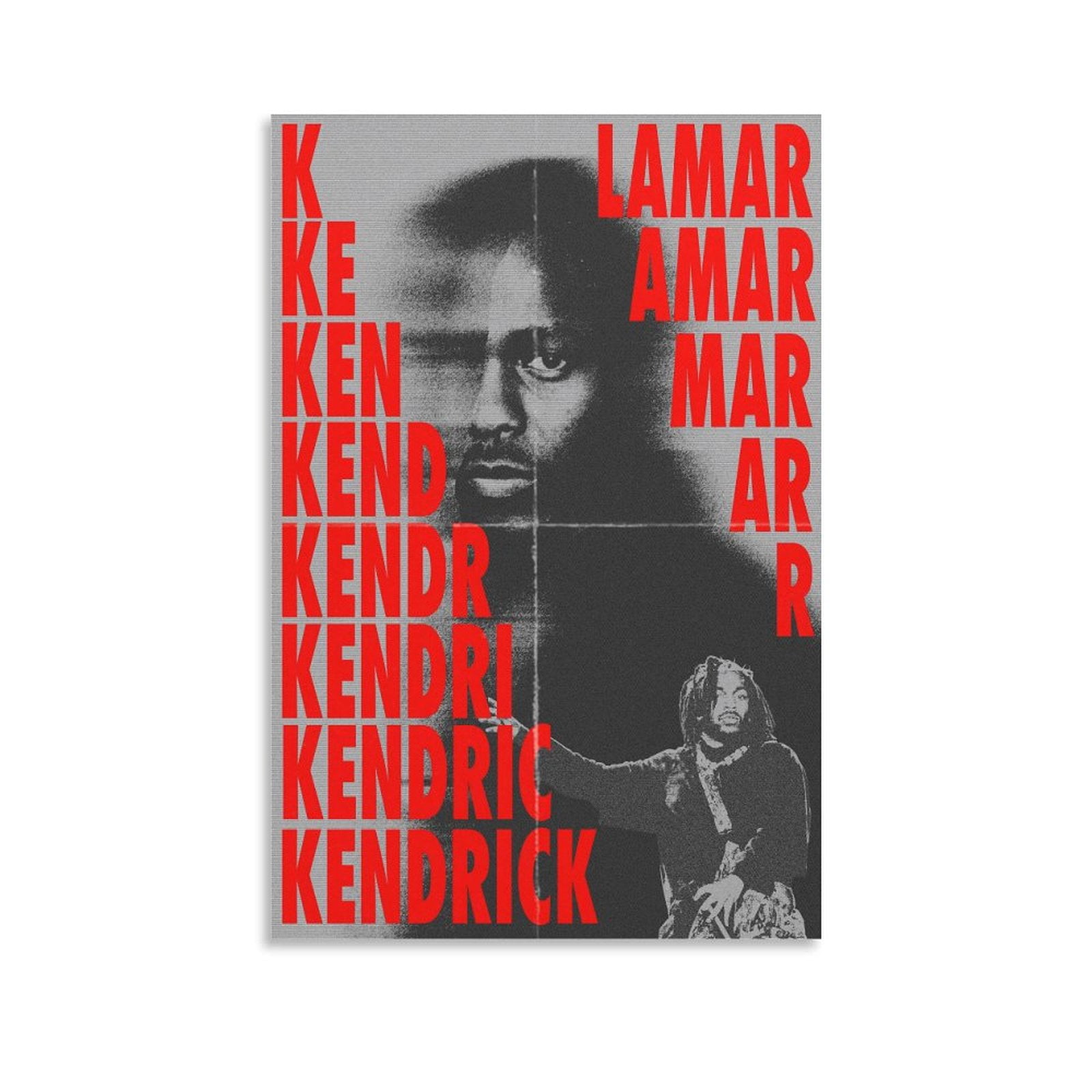 Kendrick Lamar Poster Hip Hop Rapper Room Decor Kendrick Lamar Merch ...