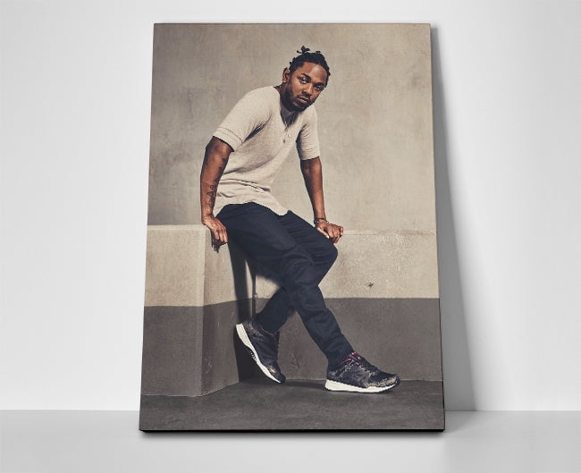 Kendrick Lamar Rap Poster or Wrapped Canvas - Walmart.com