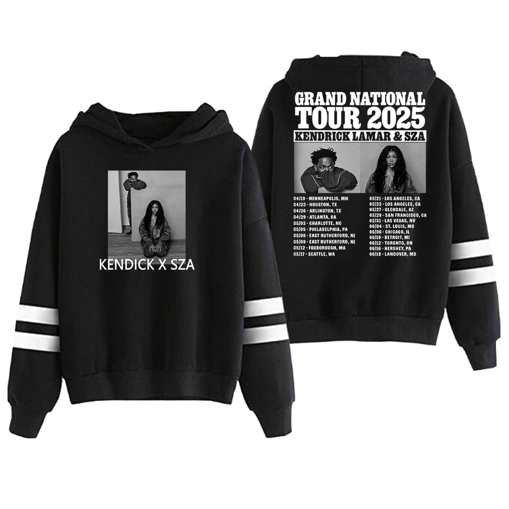 Kendrick Lamar SZA Grand National Tour Hoodie Women Men Pocketless ...