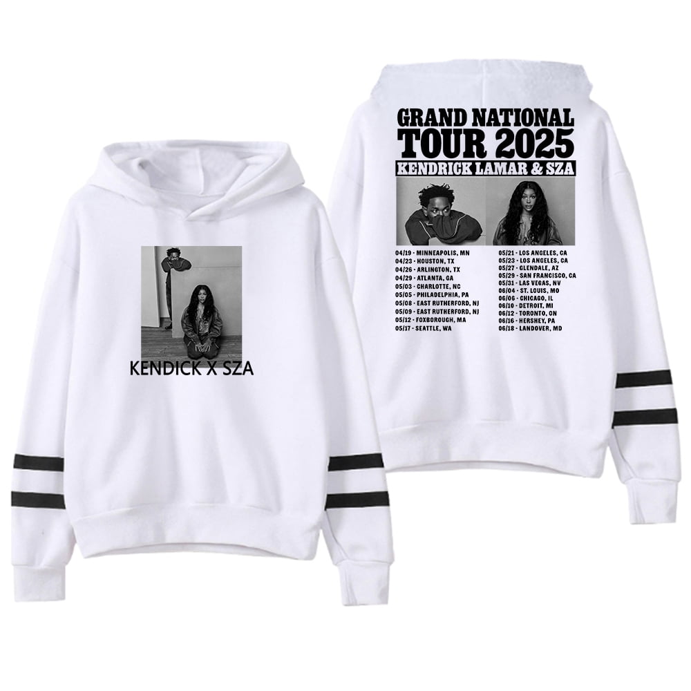Kendrick Lamar SZA Grand National Tour Hoodie Women Men Pocketless ...