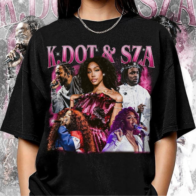 Kendrick Lamar & SZA ‘Grand National Tour’ Vintage T-Shirt - Hip-Hop ...