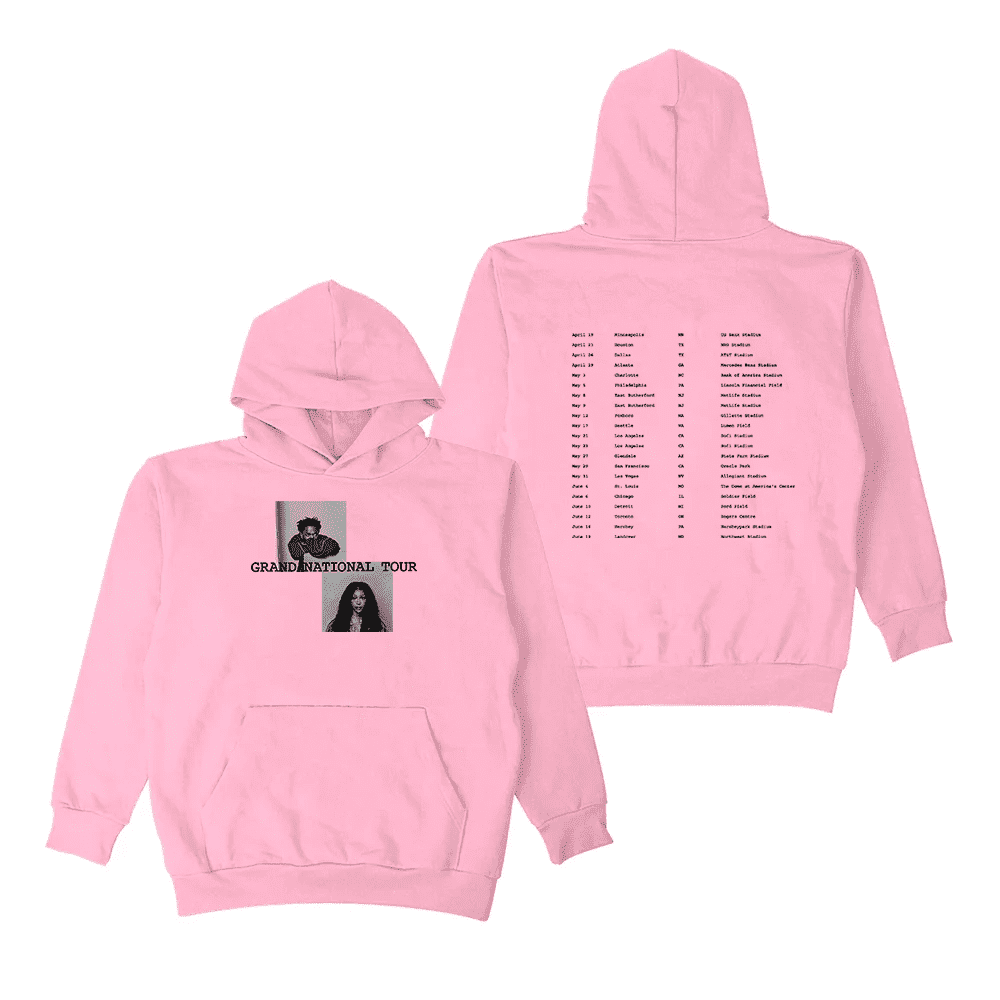 Kendrick Lamar SZA Merch Hoodie Grand National Tour Hoodies Sweatshirt ...