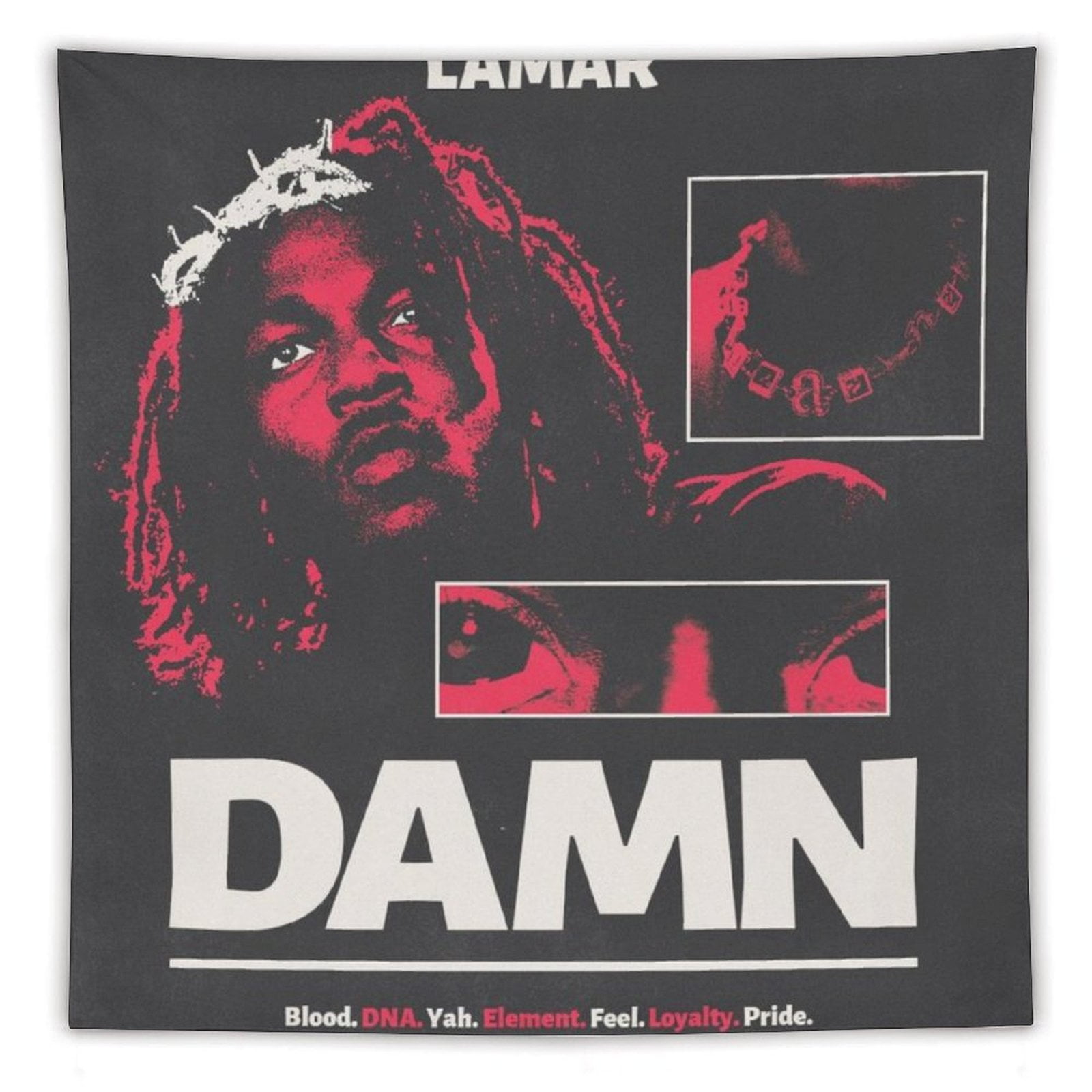 Kendrick Lamar Tapestry Rapper Flag Room Decor Kendrick Lamar Merch ...