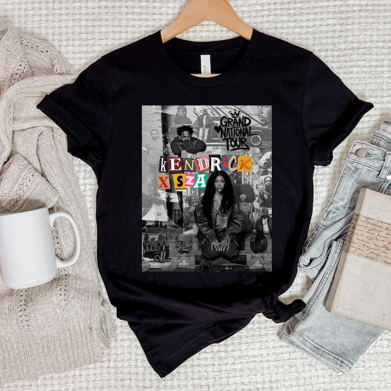 Kendrick Lamar and Sza Grand National Tour Shirts, Concert Shirts ...