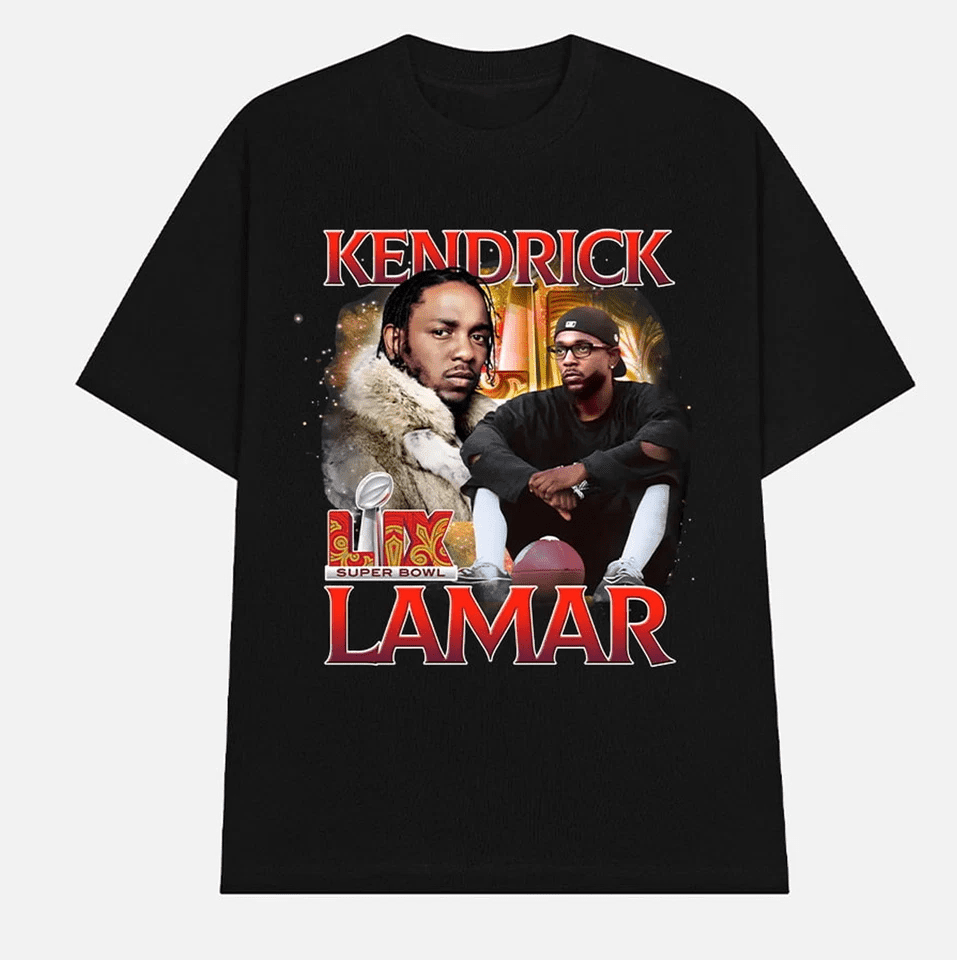 Kendrick! Lamar! collage black T-shirt for fans men women - Walmart.com