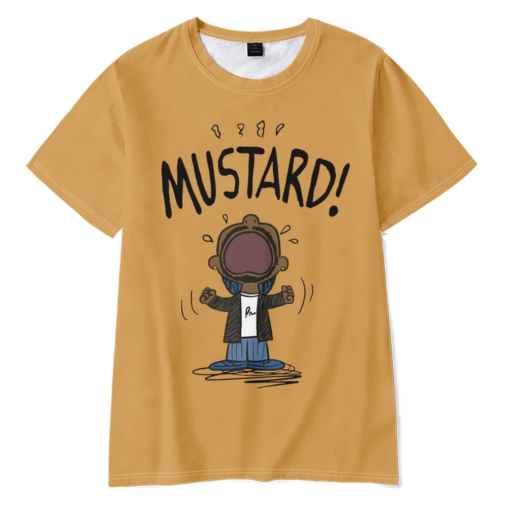 Kendrick Lamar mustard Meme tshirt GNX tour merch crewneck short sleeve ...