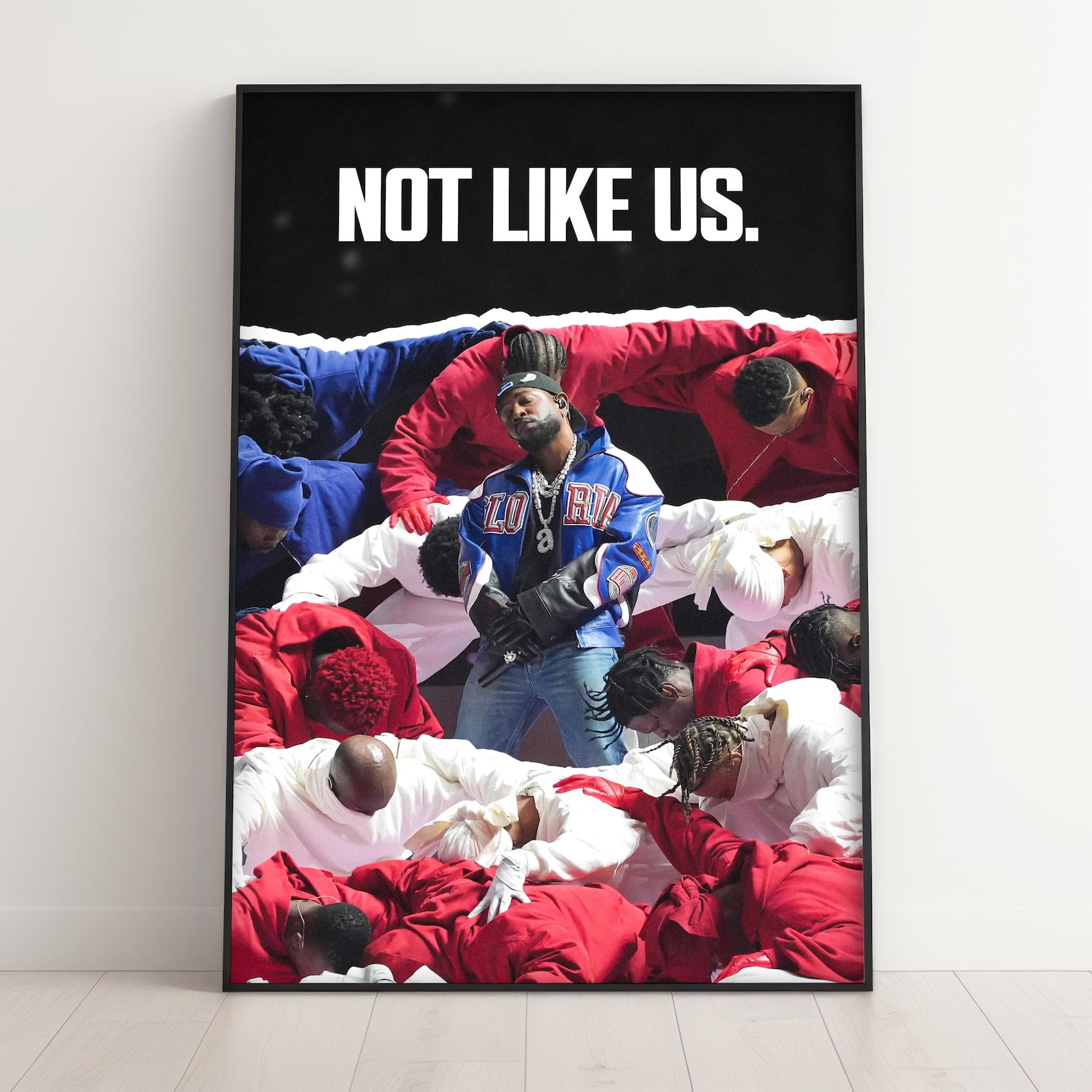 Kendrick Lamar's Not Like Us Poster | Superbowl 2025 | Album Poster ...