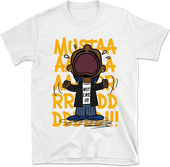 Kendrick Mustard Lamar Shirt Meme Rapper Graphic Tee Not Like Us Tv Off ...