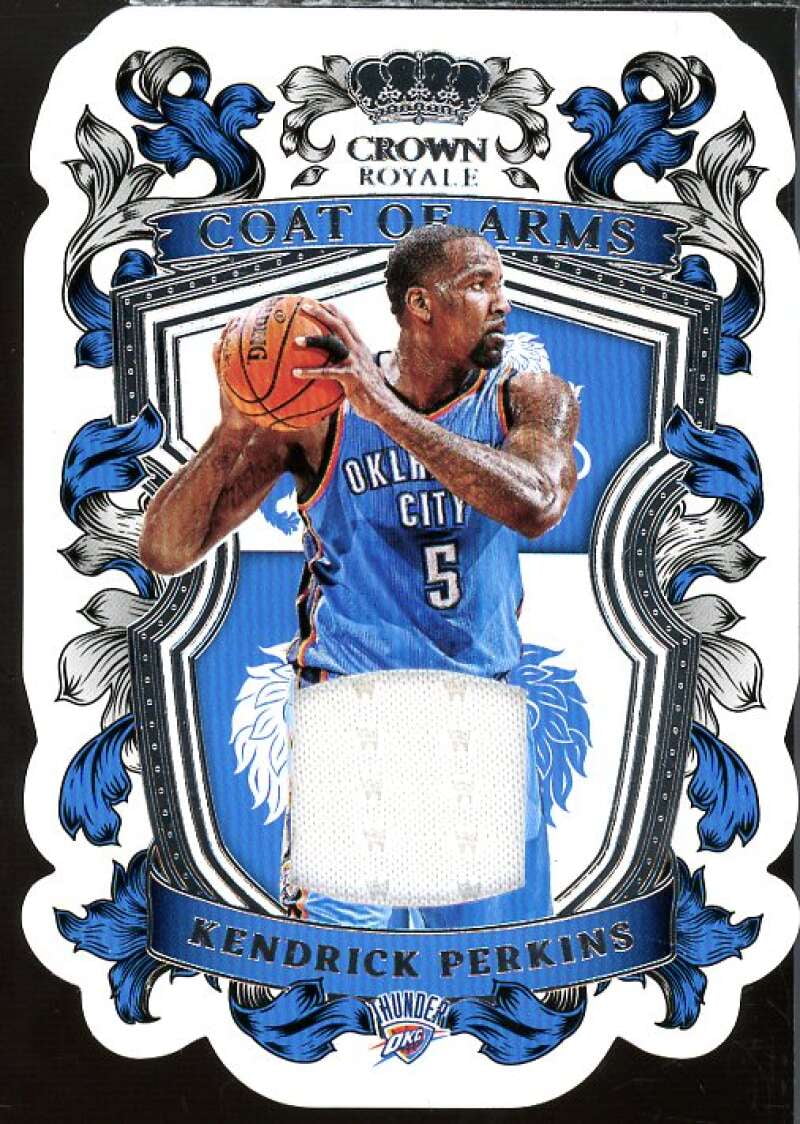 Kendrick Perkins Card 2021-22 Crown Royale Coat of Arms Materials #12 ...