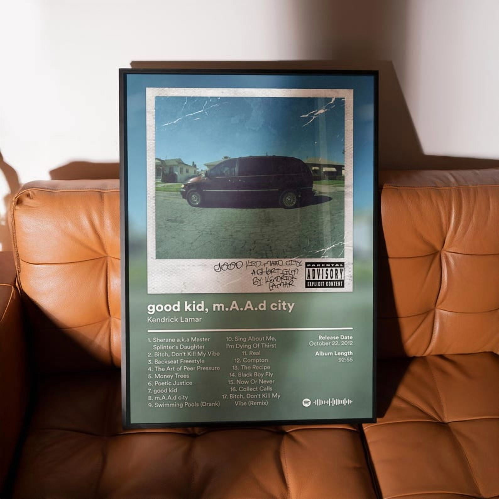 Kendrick Poster Lamar Good Kid, M.A.A.d City Album Cover style ...
