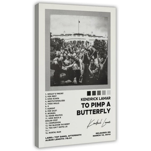 Kendrick Posters To Pimp A Butterfly Album Cover Posters Rapper Posters ...