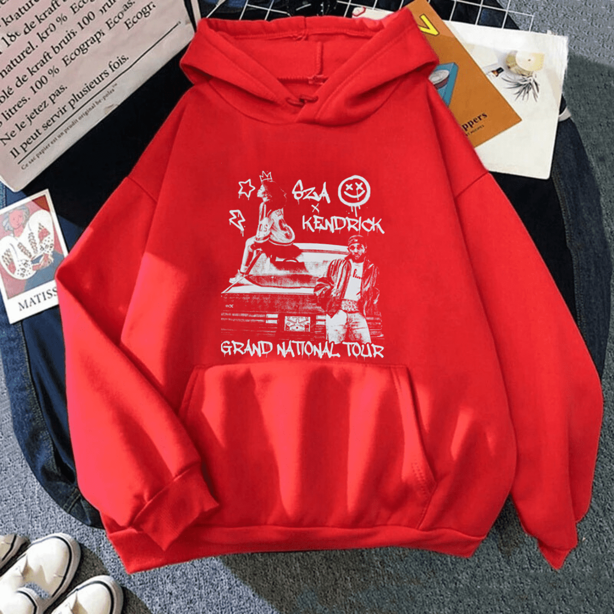 Kendrick & Sza Grand National Tour Hoodie Concert 2025 Pullover ...