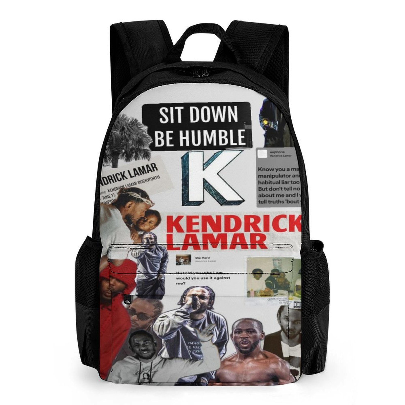 Kendrick _lamar Children's Simple Schoolbag Anime Cute Kids Backpack ...