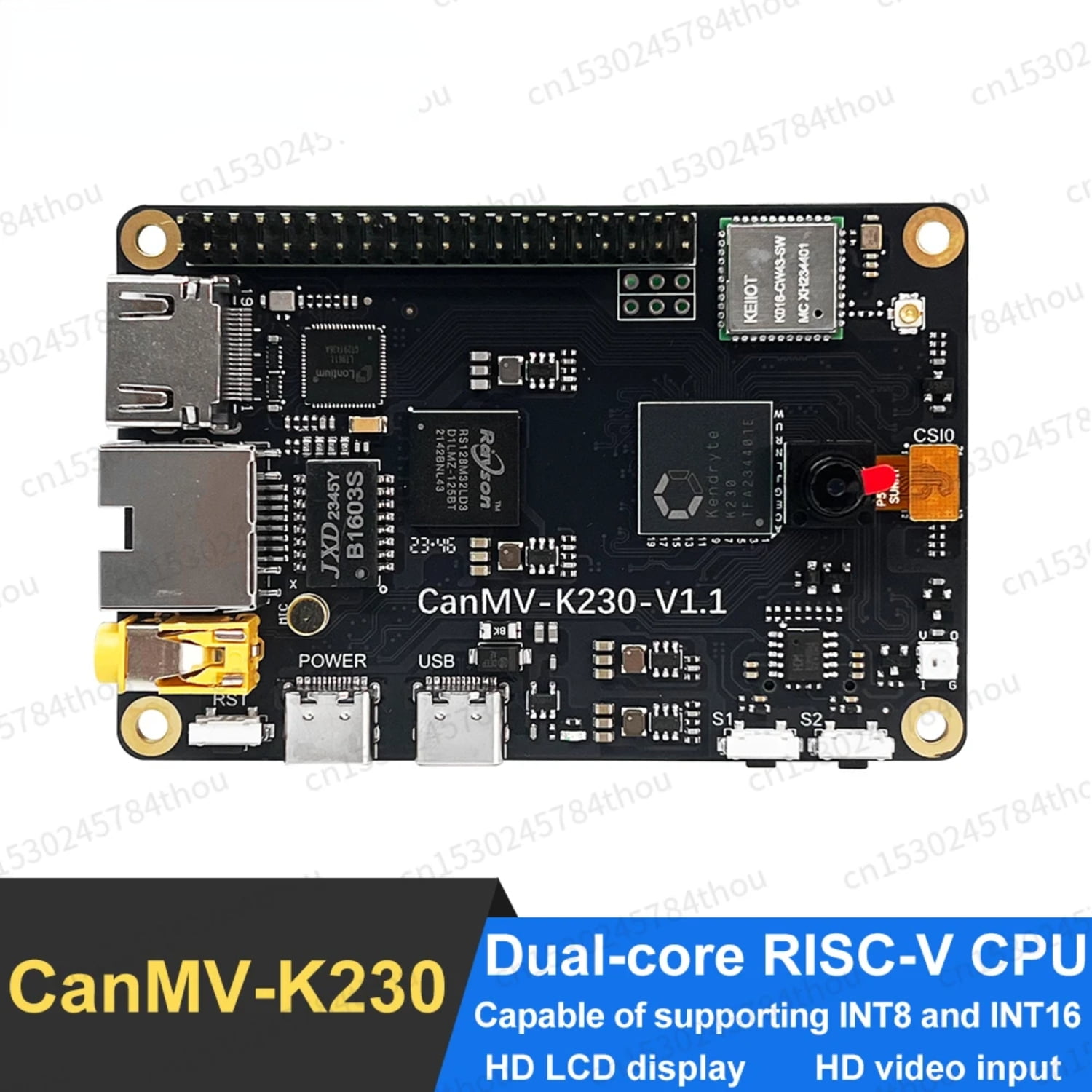 Kendryte Enhanced High-Performance CanMV-K230 RISC-V AI Development Board with Dual CPU Improved ...