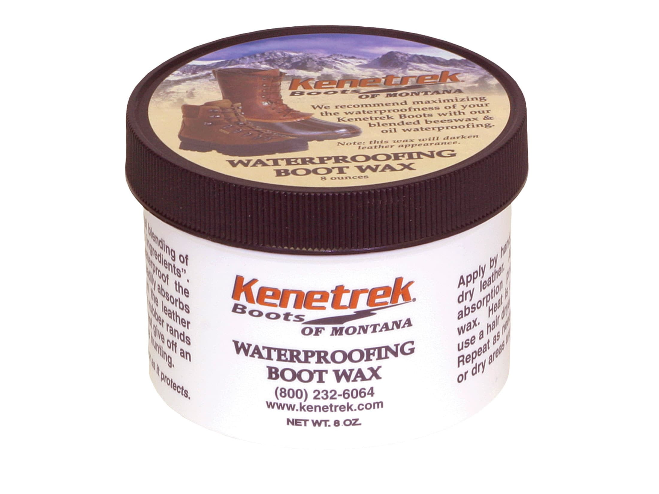 Kenetrek Waterproofing Boot Wax and Leather Treatment Dressing, 256, 8 ...