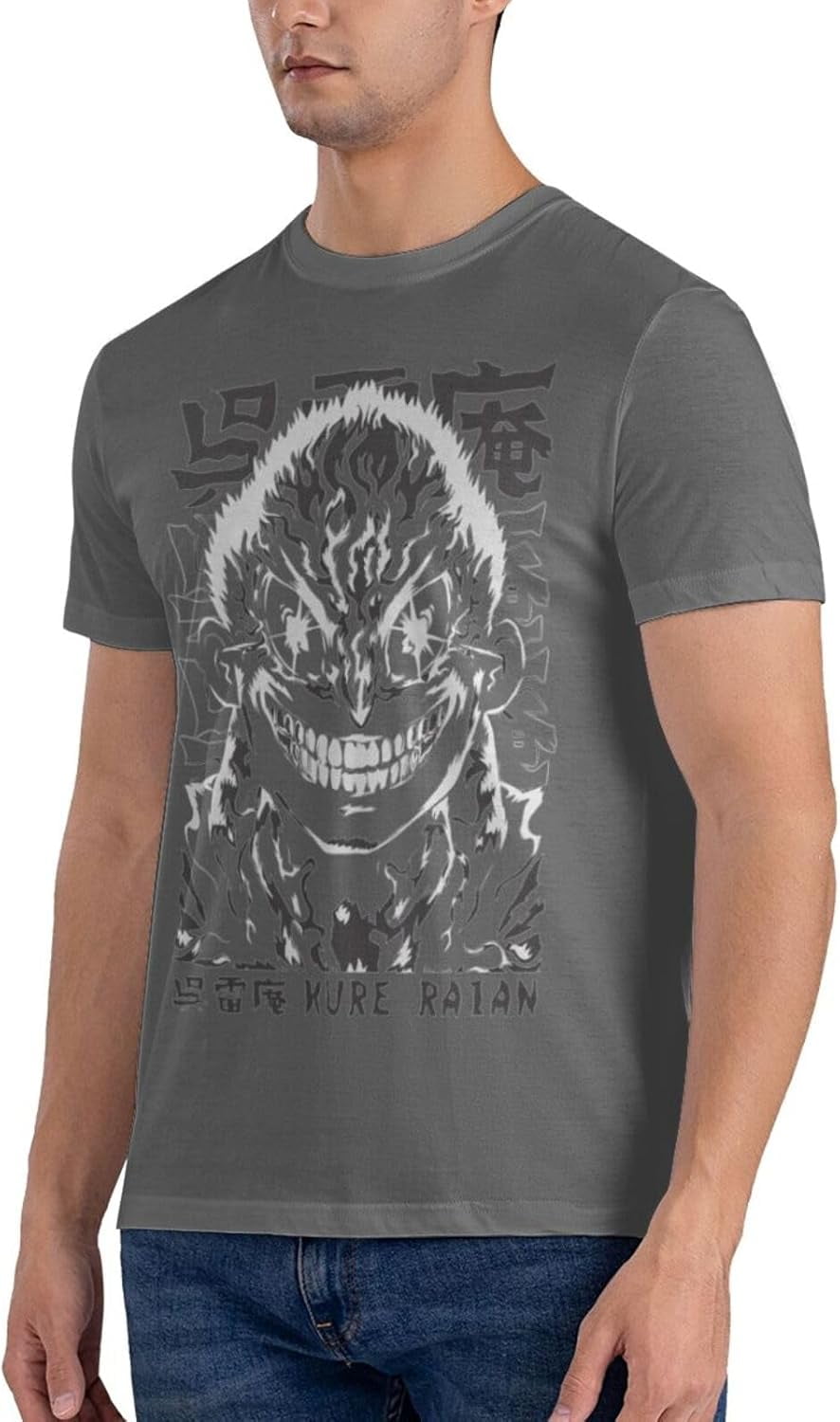 Kengan Anime Ashura Shirt Man's Short Sleeve Crew Neck Cotton T Shirt ...