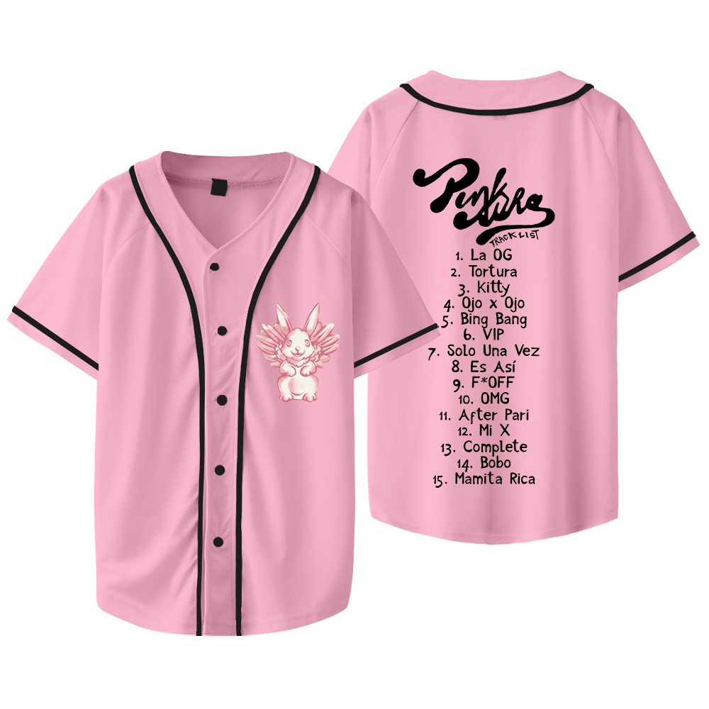 Kenia Os Pink Aura Short Sleeve Tee Tour New Logo Baseball Jacket ...