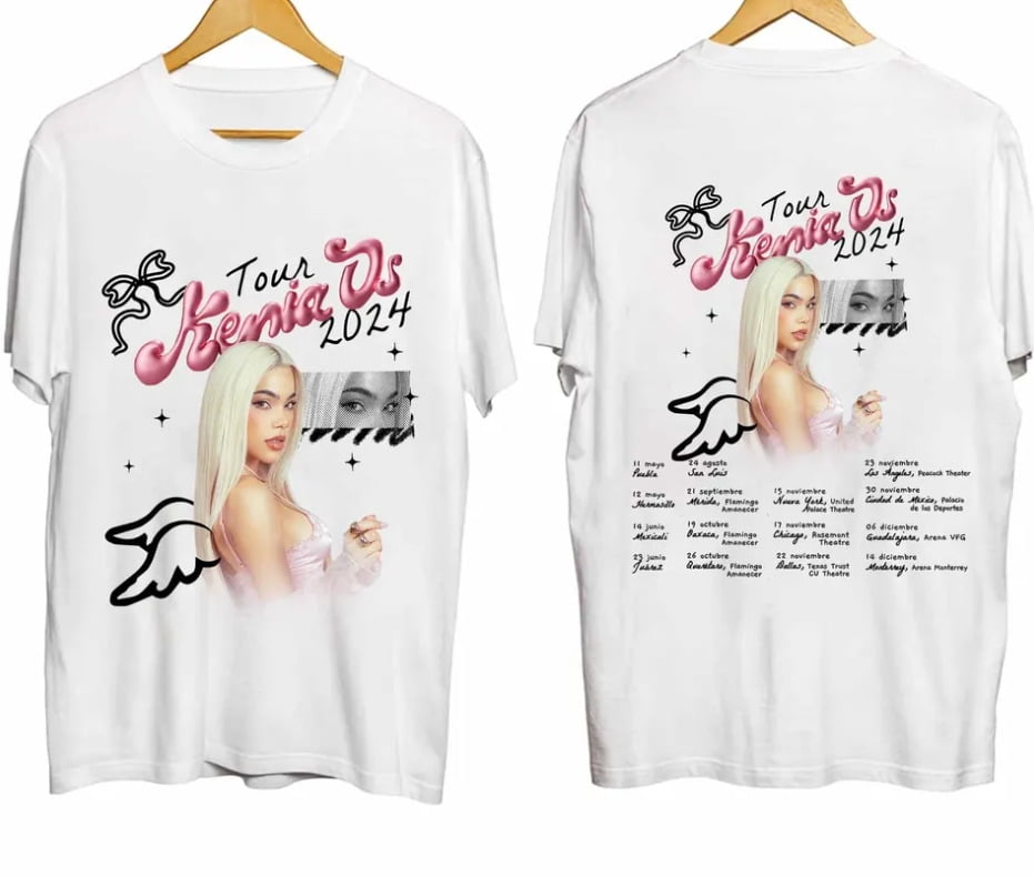 Kenia Os - Pink Aura Tour 2024 shirt - Walmart.com