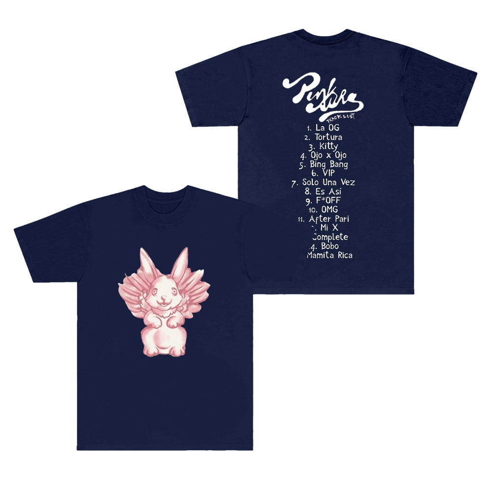 Kenia Os Pink Aura Tracklist Tee Tour New Logo Merch T-shirts Women Men ...