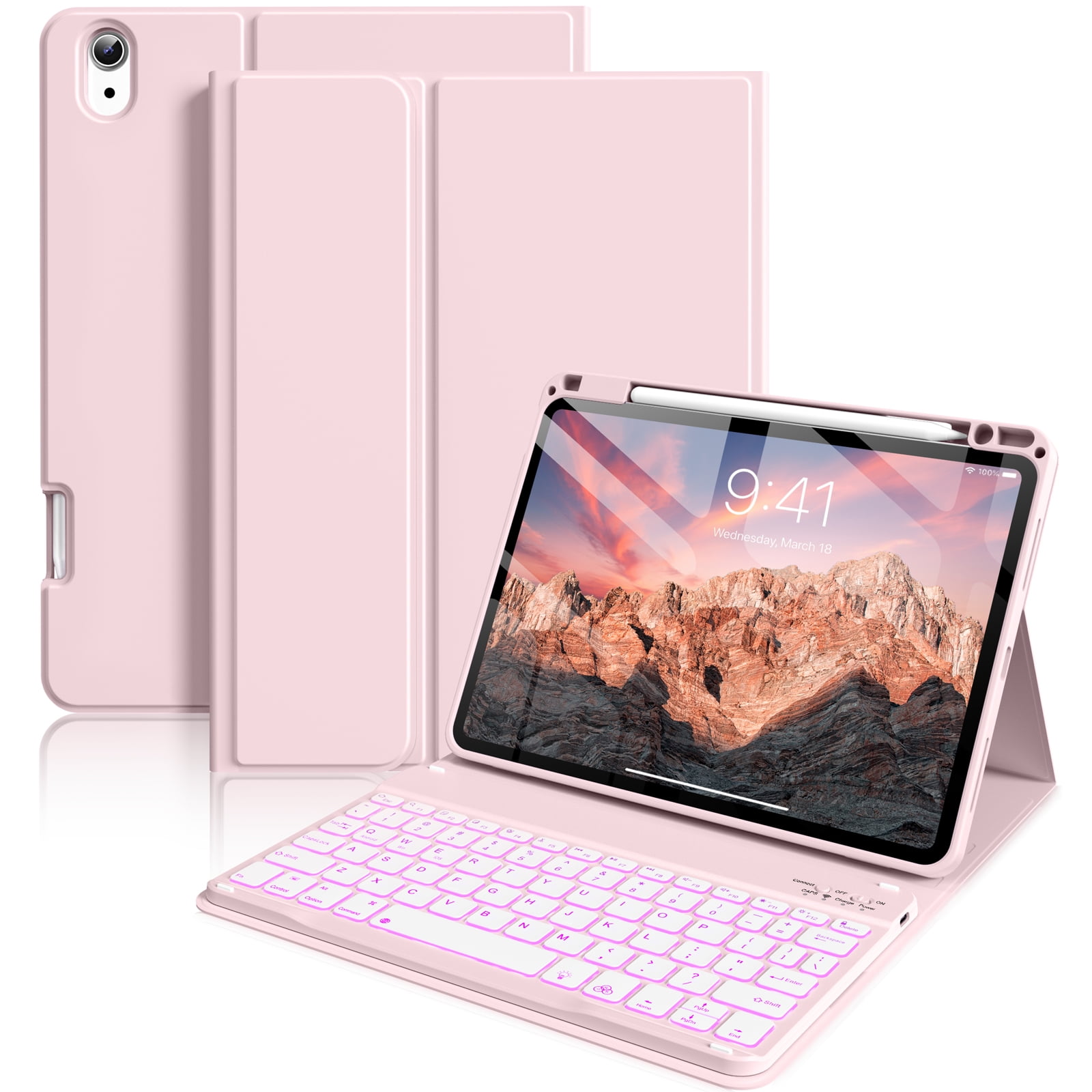 Kenke Keyboard Case for iPad Air 11-inch M3/M2 (2025/2024), iPad Air ...