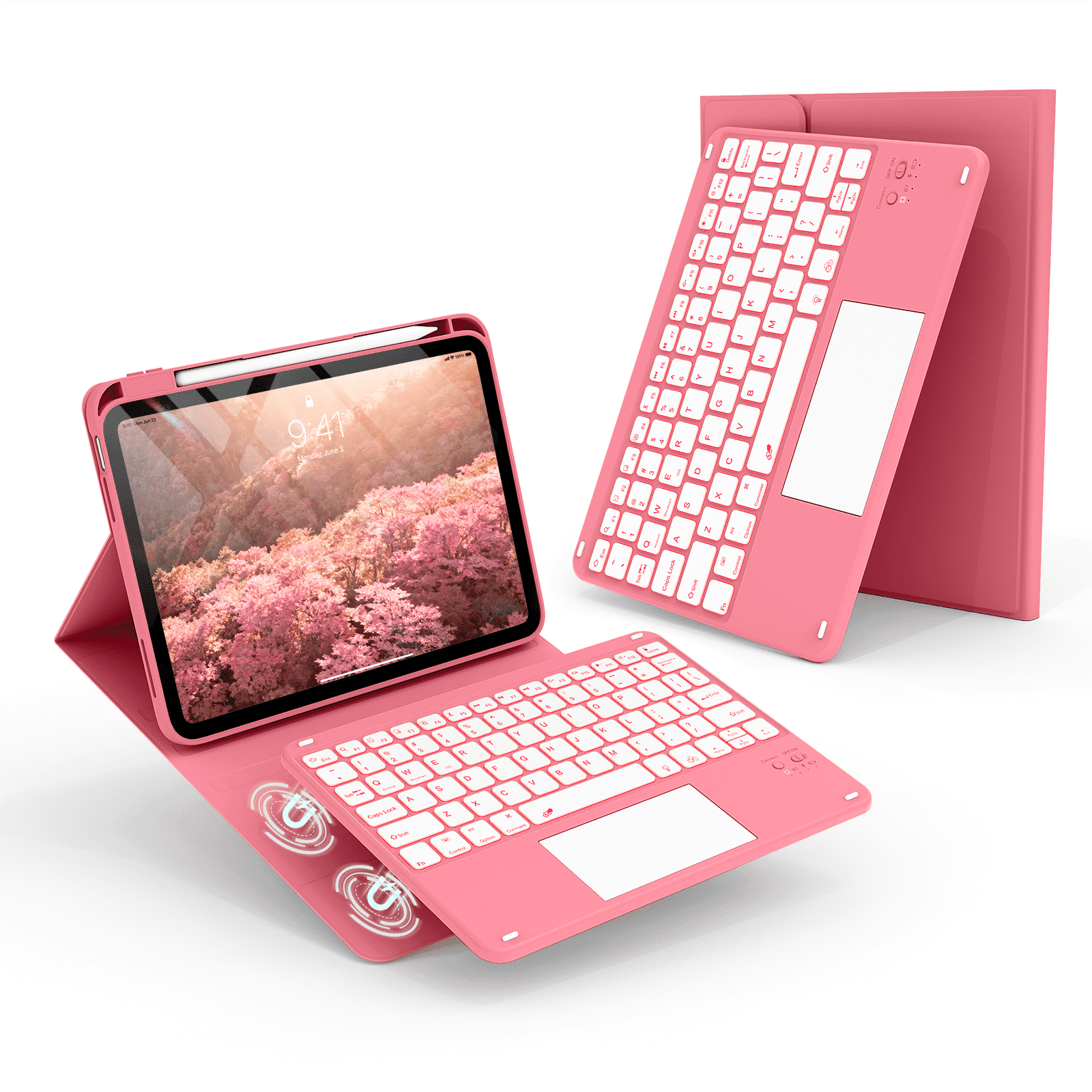 Kenke Keyboard Case Compatible for iPad (A16) 11/10th Generation 11/10 ...