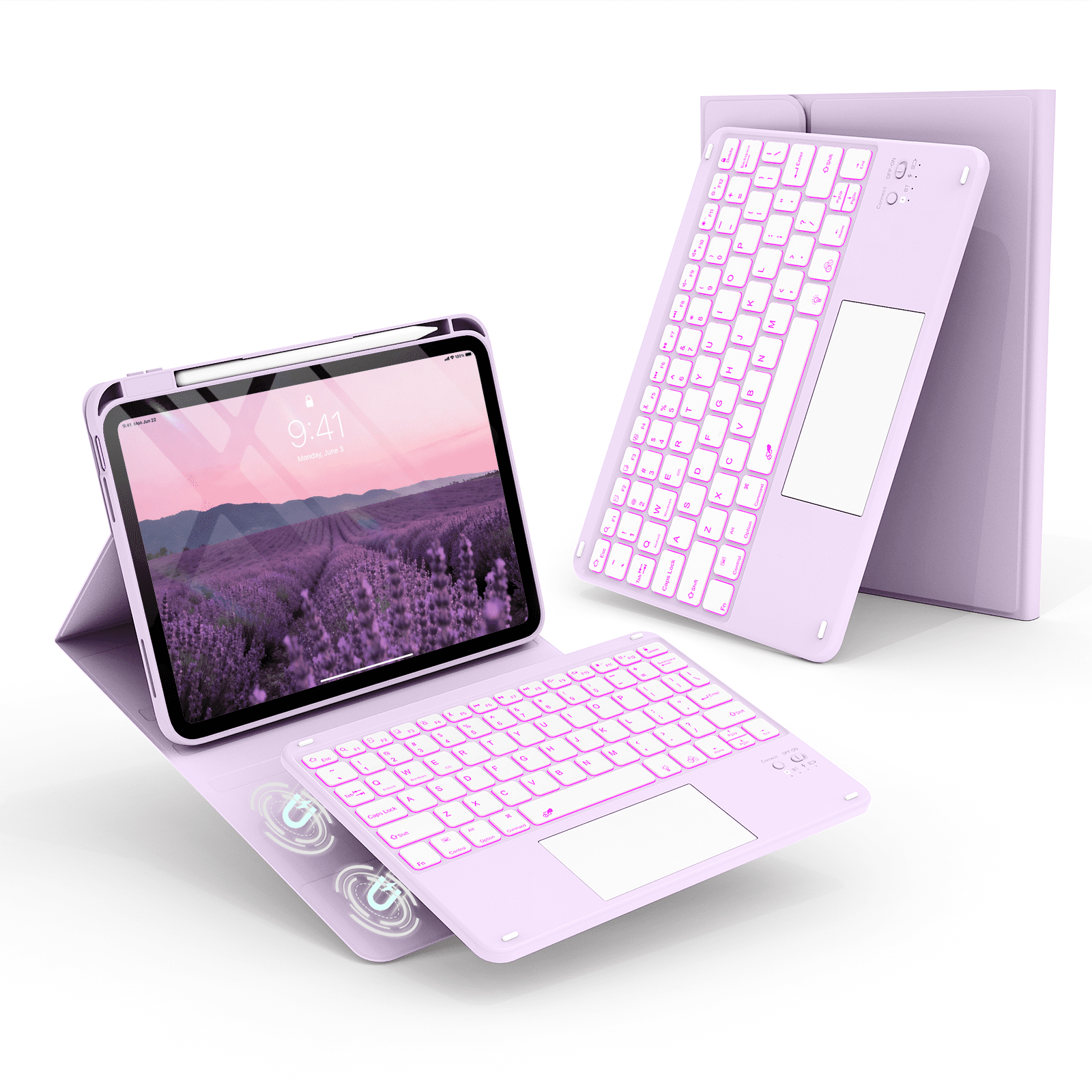 Kenke Keyboard Case Compatible for iPad (A16) 11/10th Generation 11/10 ...