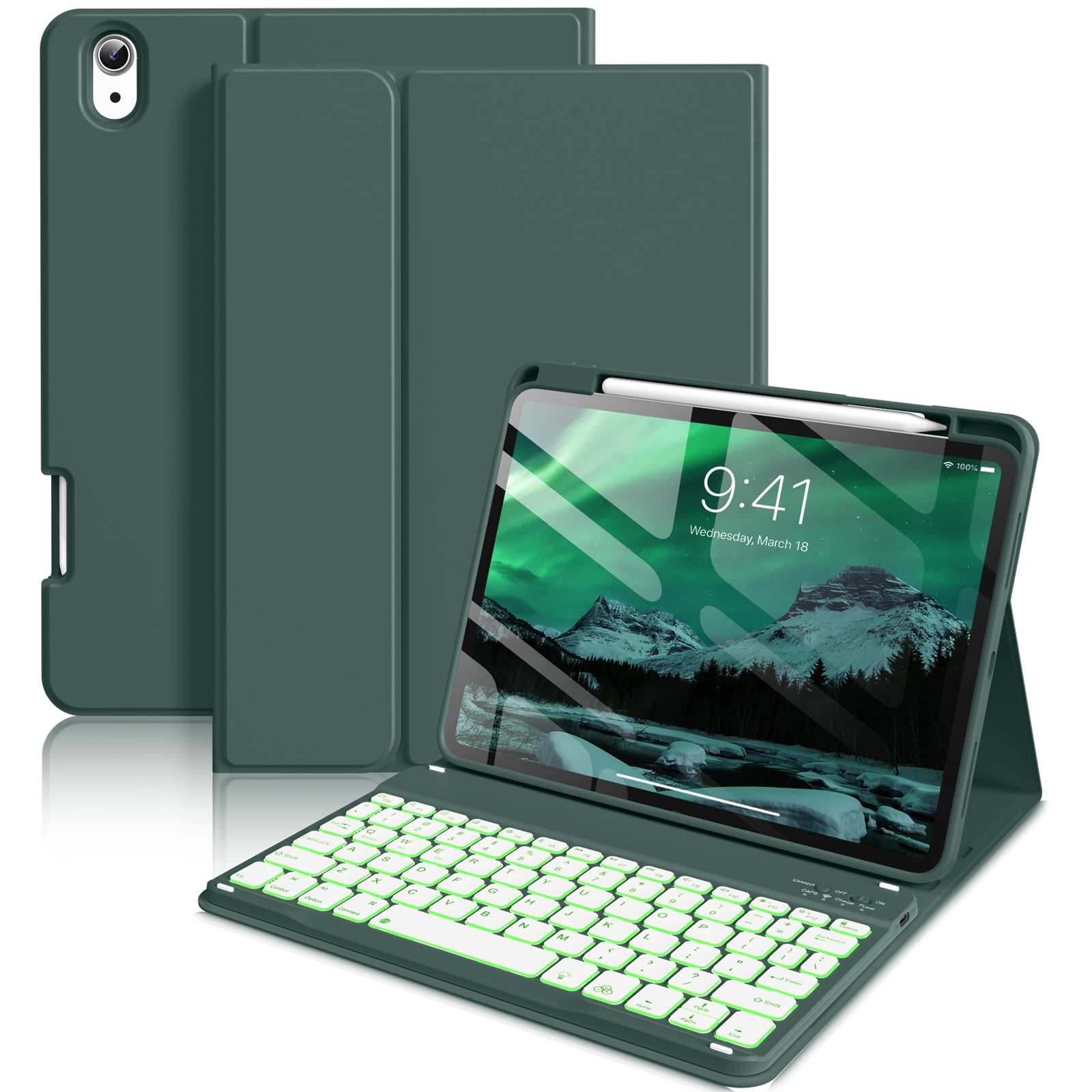 Kenke Keyboard Case for iPad Air 11-inch M3/M2 (2025/2024), iPad Air ...