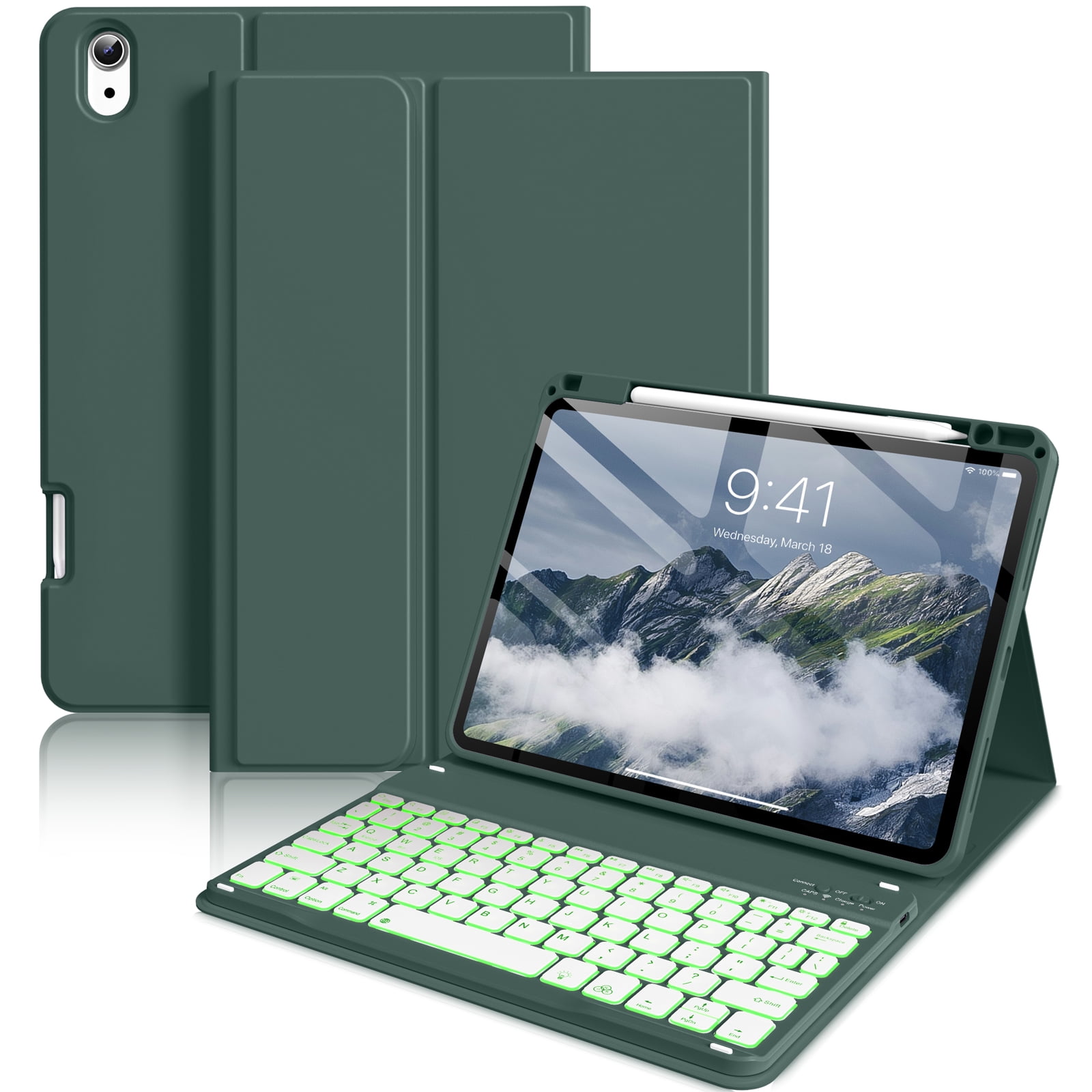 Kenke Keyboard Case for iPad Air 11-inch M3/M2 (2025/2024), iPad Air ...