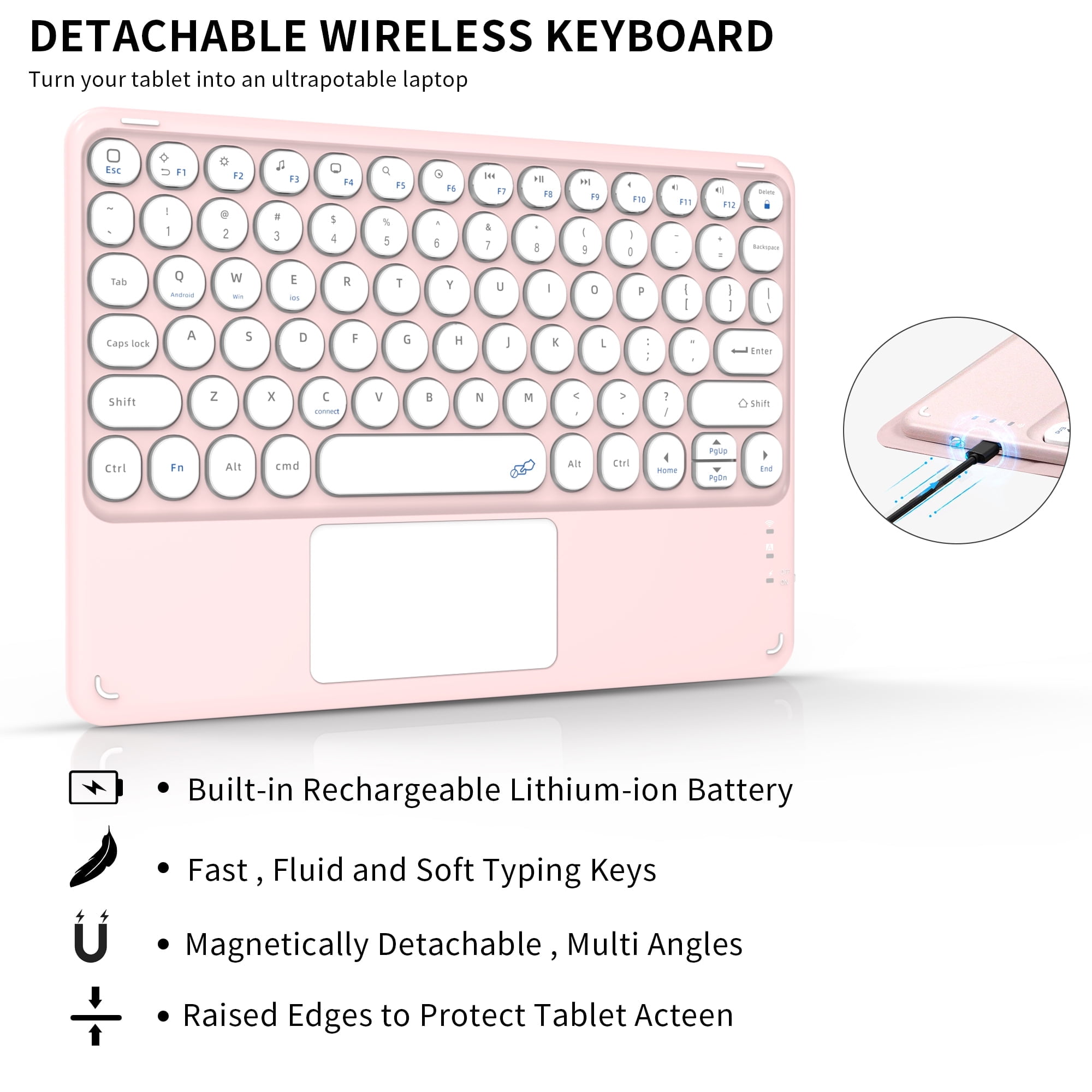 Kenke for iPad (A16) 11th/10th Gen 11/10.9 inch 2025/2020 case with ...