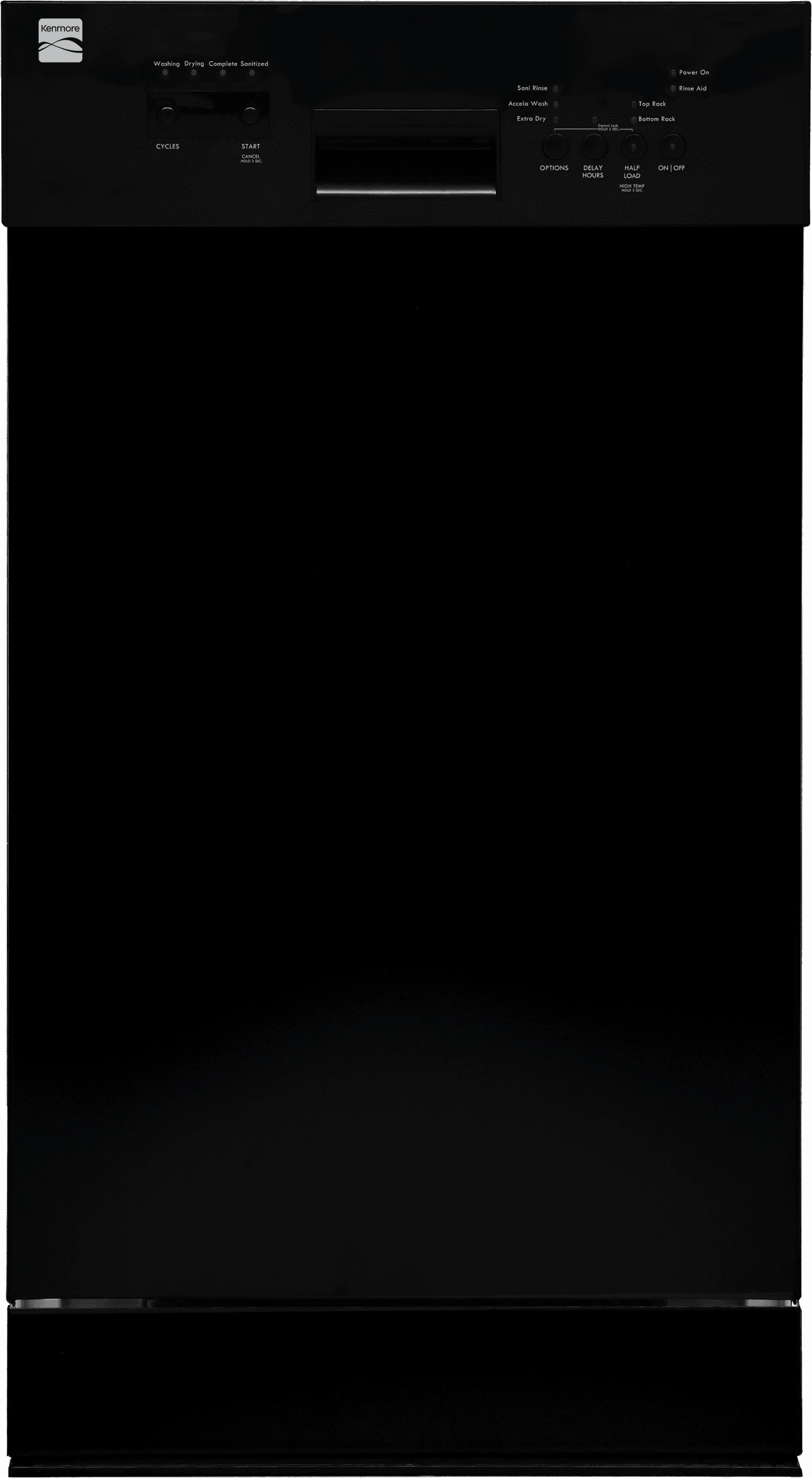 Kenmore 18" Built-in Stainless Steel Tub Dishwasher, SmartWash, 45 dBA ...