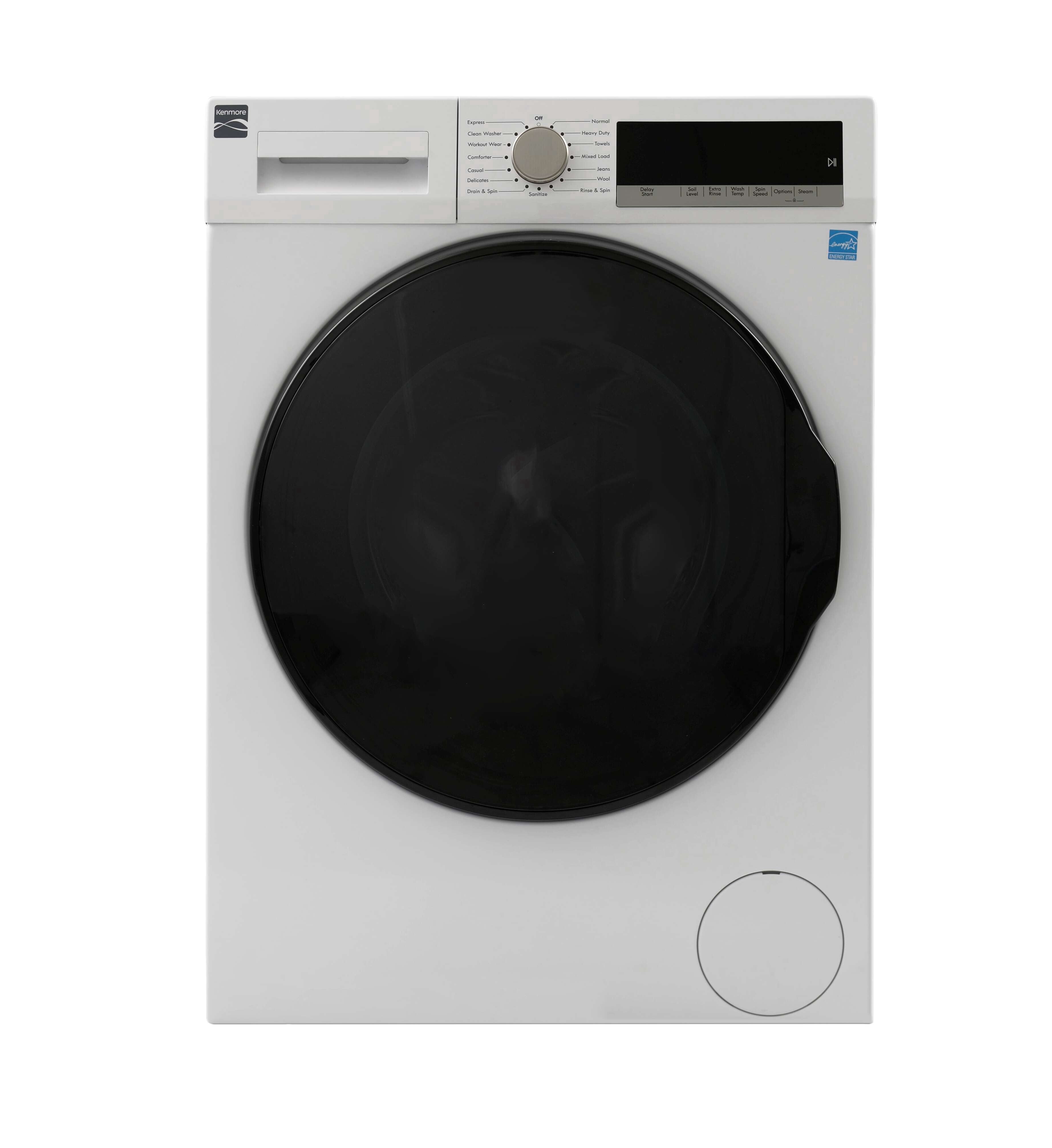 Kenmore 2.2-cu ft High Efficiency Steam Cycle Front-Load Washer ( White ...