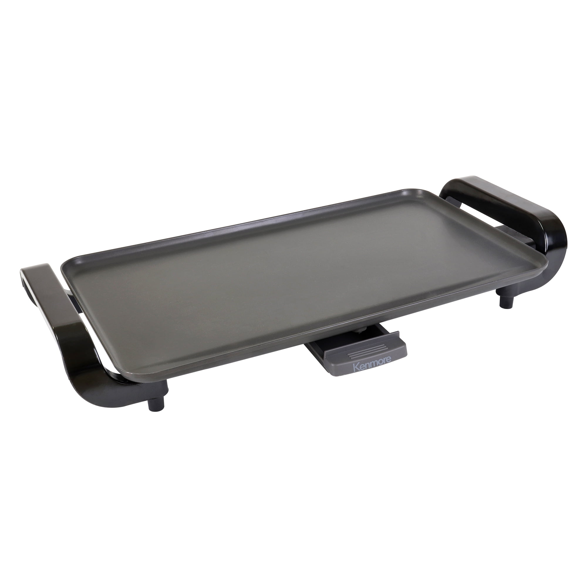 Kenmore Non-Stick Electric Griddle with Removable Drip Tray, 10"x18 ...