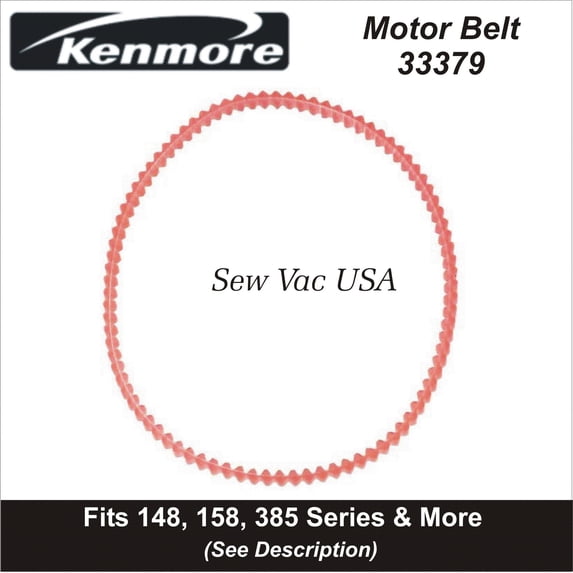 Kenmore Notched Sewing Machine Motor Belt Part Number 33379 (Orange ...