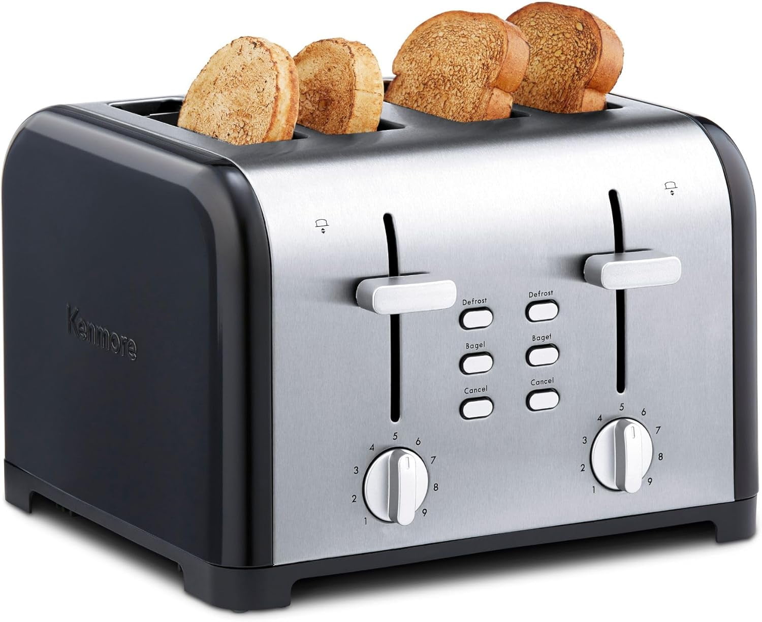 Kenmore toaster 4 slice - extra wide slot countertop kitchen appliance ...