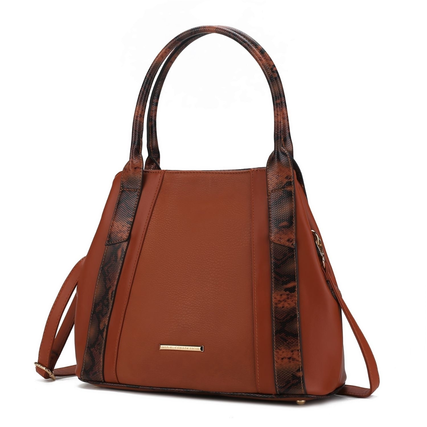 Kenna Snake embossed Vegan Leather Womens Tote Bag by Mia K - Walmart.com