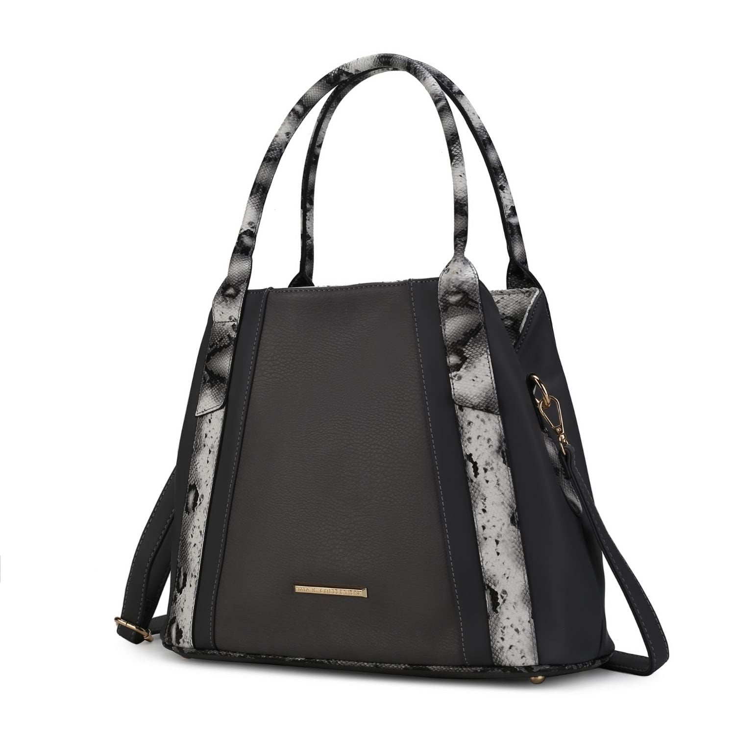 Kenna Snake embossed Vegan Leather Womens Tote Bag by Mia K - Walmart.com