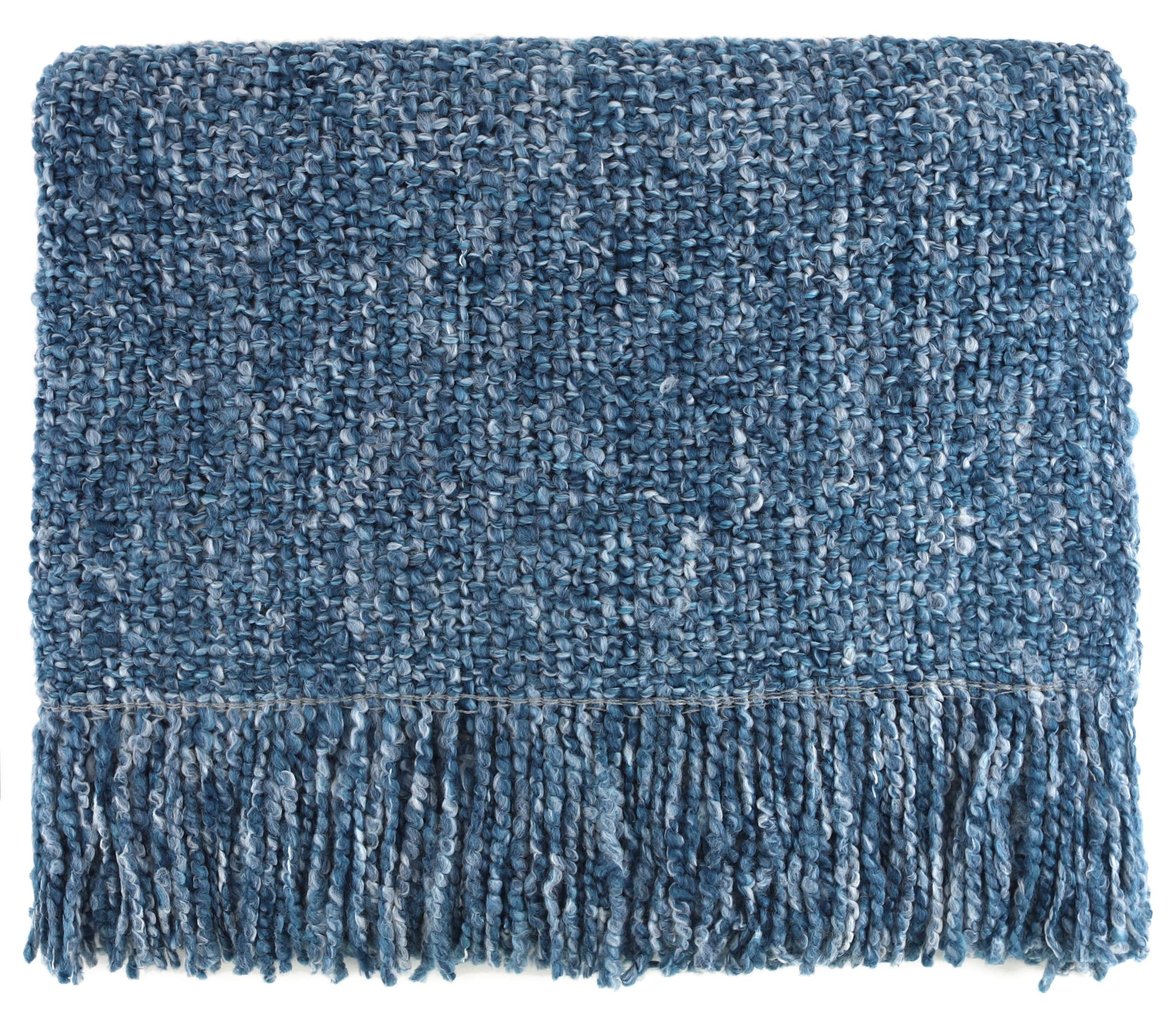 Bedford Cottage Campbell Throw - Malibu Blue (311-438) - Walmart.com