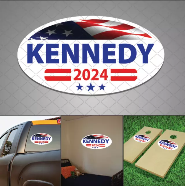Kennedy 2024 Sticker, Decal Graphic Election Usa America Rfk Jr Phone ...